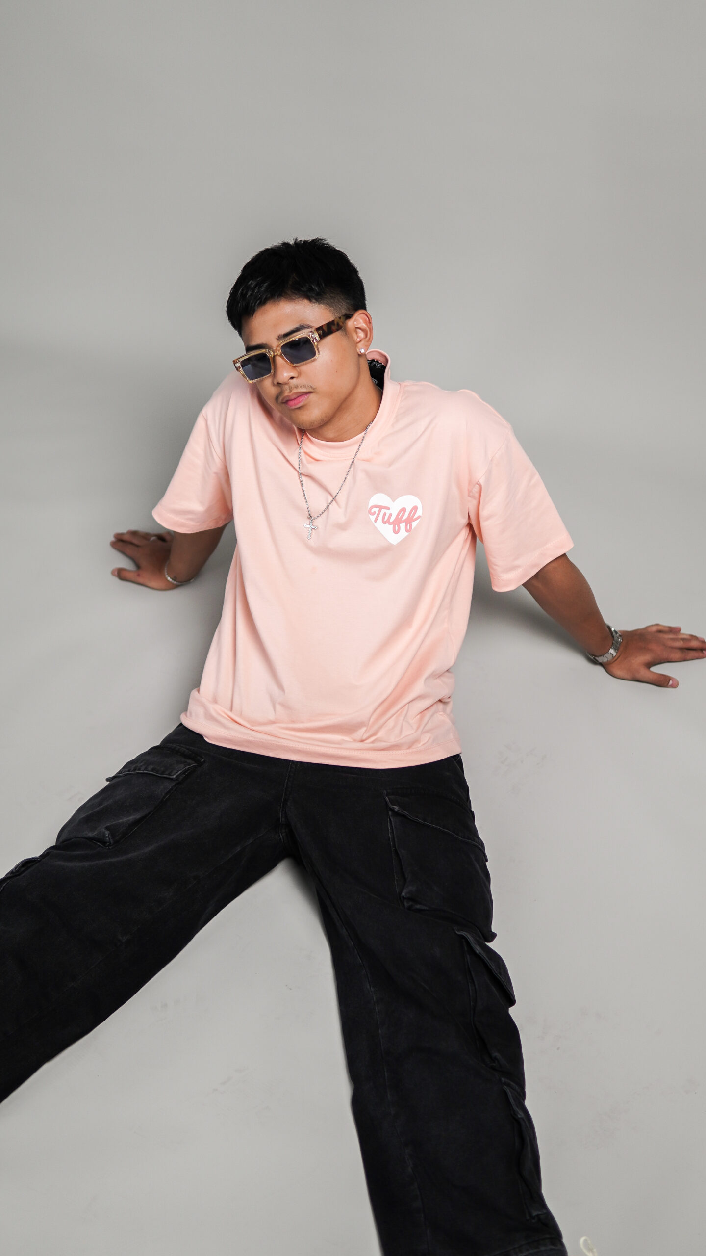 Relaxed SS Tee Powder Pink – TuffLove
